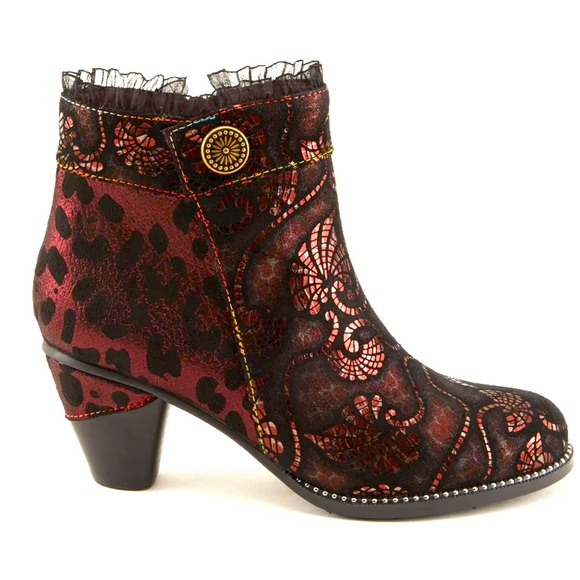 Spring Step | Shoes | Spring Step Lartiste Dessa Bootie Bordeaux Ankle ...